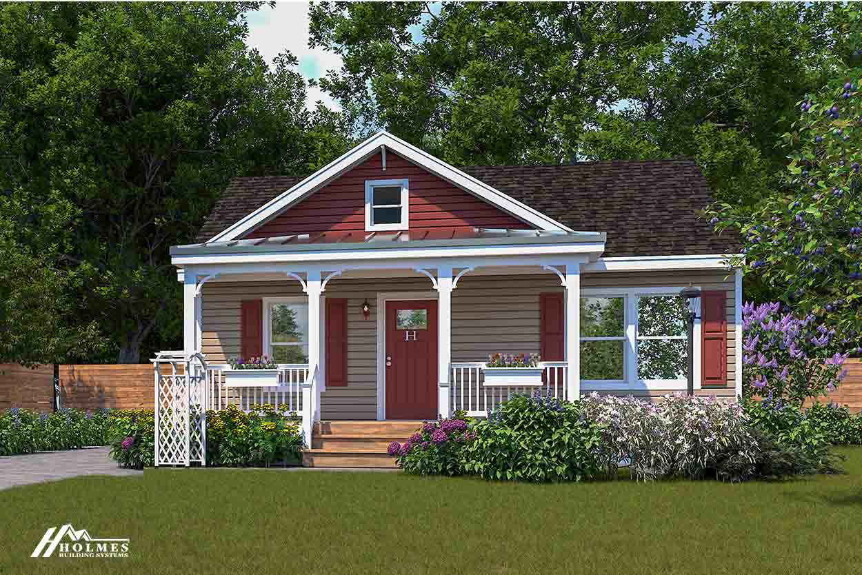 Amelia Cozy Cottage Ranch Modular Home Floor Plan